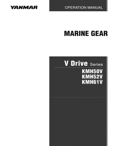 Yanmar 6BY3-260 Operation Manual | Manualzz