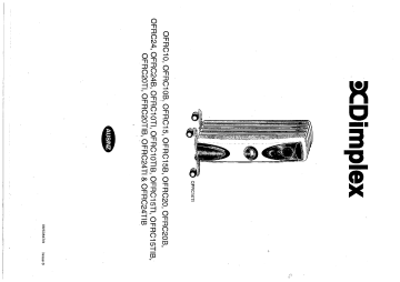 Dimplex Electric Eco Column Heater User Manual | Manualzz