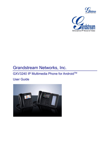 Grandstream GXV 3240 User Guide | Manualzz