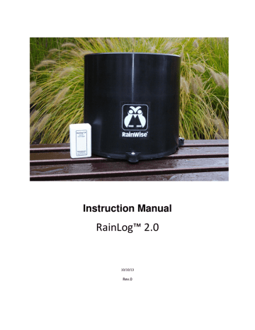 RainWise RainLog 2.0 Instruction Manual | Manualzz