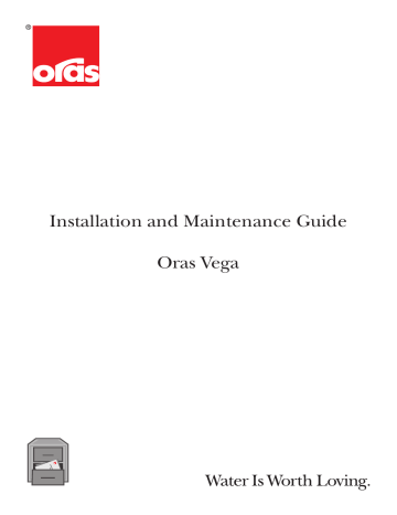 Installation and Maintenance Guide Oras Vega | Manualzz
