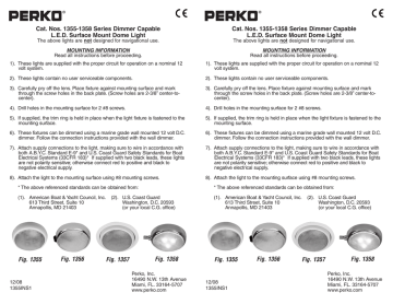 Perko 1358 Installation Instructions | Manualzz