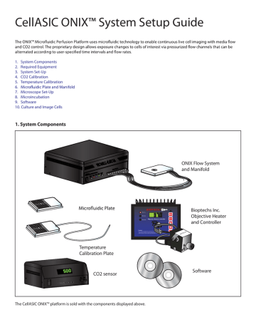 CellASIC ONIX System Setup Guide | Manualzz