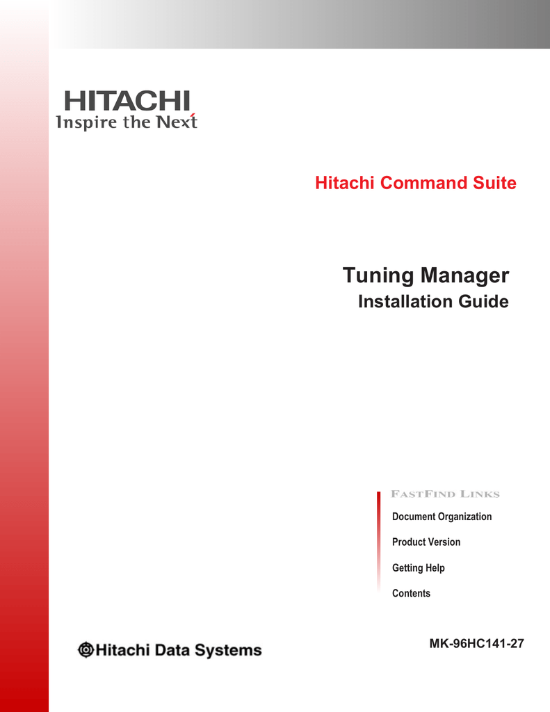 Hitachi NAS Platform Server and Cluster