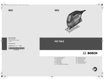 Bosch PST 700 E Original Instructions Manual | Manualzz