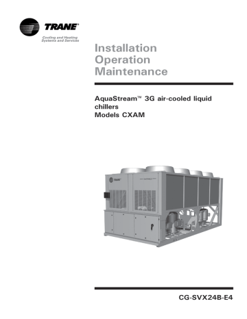 Installation Operation Maintenance AquaStream™ 3G air-cooled liquid ...