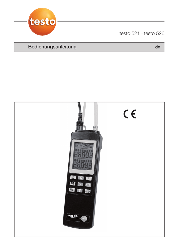 Testo Differenzdruck-Messgeraet Digital Manometer Digital Barometer ...