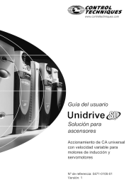 Control Techniques unidrive sp - Guía del usuario, Manual de configuración, Guía de configuración