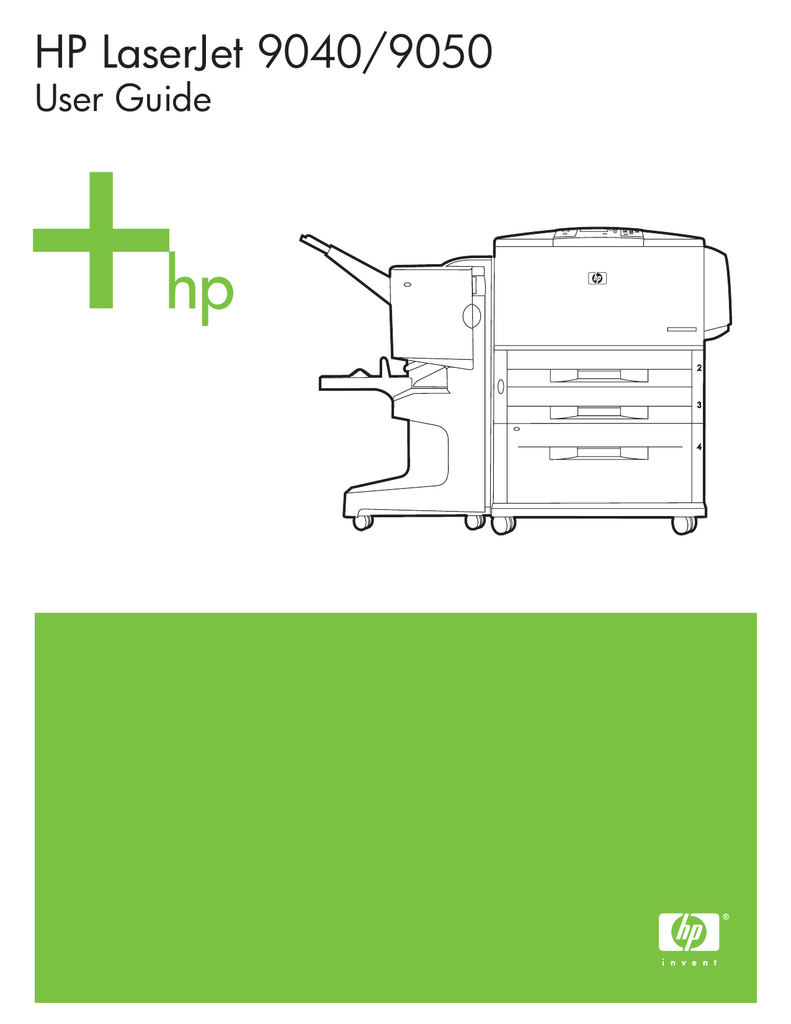 HP LaserJet 9050 Printer series User guide | Manualzz