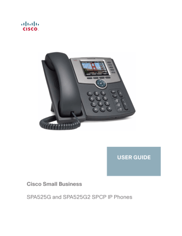 Cisco SPA525G2 5-line IP Phone User Guide | Manualzz