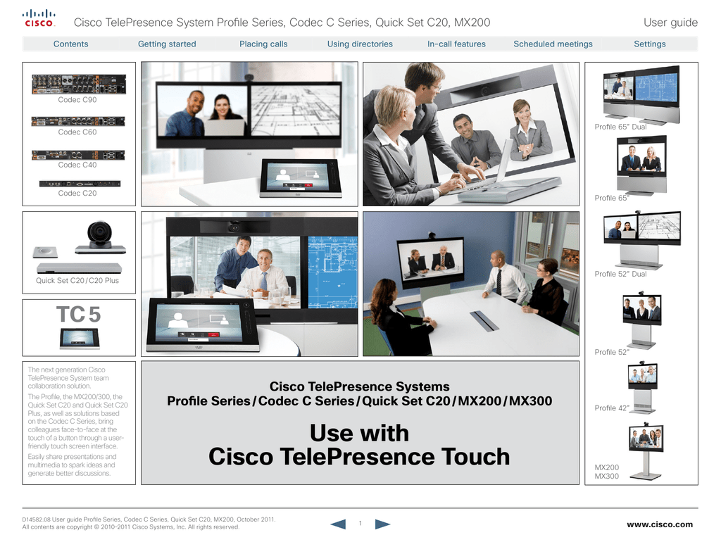 Cisco Telepresence Mx200