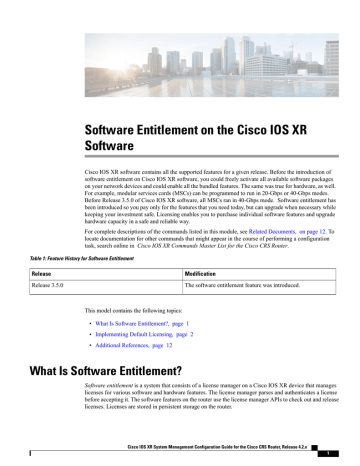 Cisco IOS XR software CRS Router User Guide | Manualzz