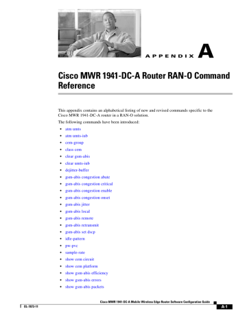 Cisco Router MWR 1941-DC-A RAN-O Command Reference | Manualzz