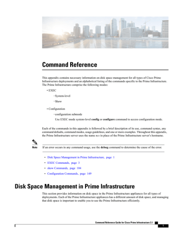 Cisco Prime Infrastructure Command Reference Guide | Manualzz