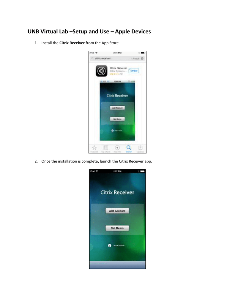 how to install citrix receiver