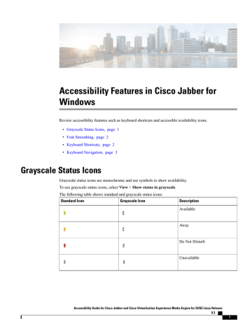 Cisco Jabber Windows Accessibility Guide | Manualzz