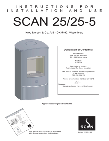 SCAN 25 SCAN 25/25-5 Instructions | Manualzz