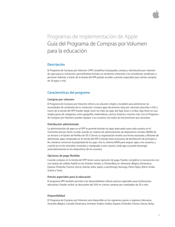 Guía del Programa de Compras por Volumen para la educación | Manualzz