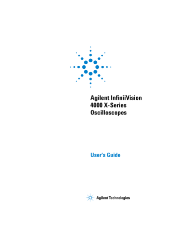 Agilent Technologies DSO-X 4154A User manual | Manualzz