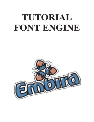 Embird Font Engine - Tutoriel | Manualzz
