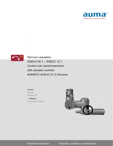 AUMA AUMATIC ACExC 01.2 Operation Instructions Manual | Manualzz