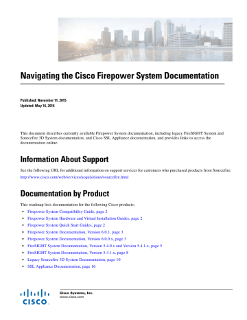 Cisco Firepower System Compatibility Guide, Firepower System Hardware ...
