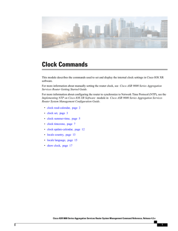 Clock Commands | Manualzz