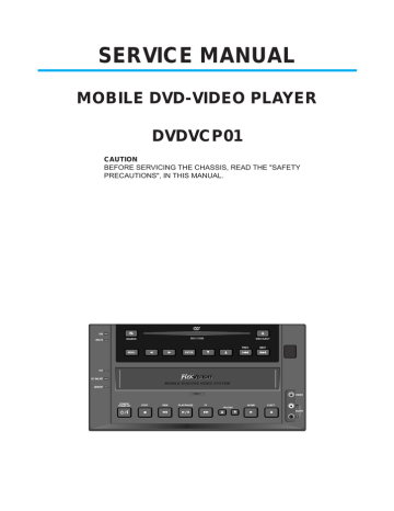 FlexVision DVDVCP01 Mobile DVD-VHS Video System Service Manual | Manualzz