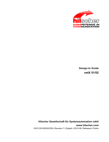 Hilscher netX 51/52 Design-In Guide | Manualzz