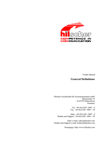Hilscher Dual-Port Memory Toolkit Manual | Manualzz