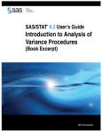 SAS/STAT User Guide: AI Chat & PDF Download | Manualzz