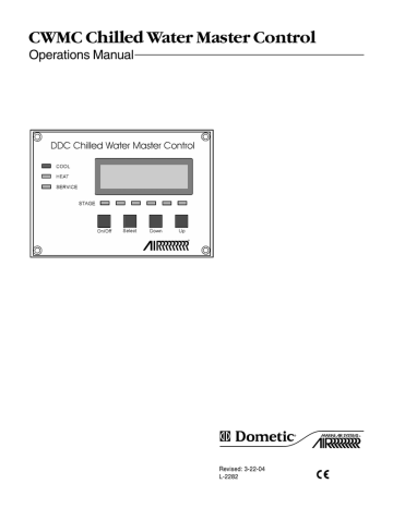 Chilled Water Master Control CWMC Operations Manual | Manualzz