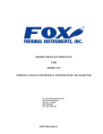 Fox Thermal Instruments Model 10A User Manual | AI Chat & PDF Download ...
