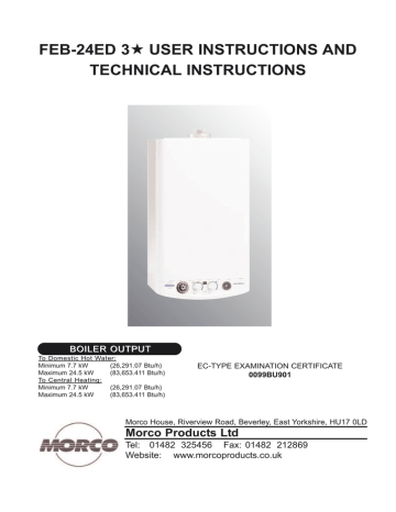 Morco FEB24ED3* User Instructions | Manualzz