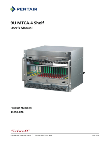 MicroTCA Shelf MTCA.4 9U User's Manual | Manualzz