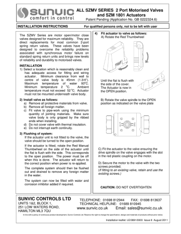 Sunvic 2 Port Valve Wiring Diagram - Wiring Diagram