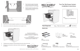 Rev-A-Shelf RAS-FD-KIT - Installation instructions