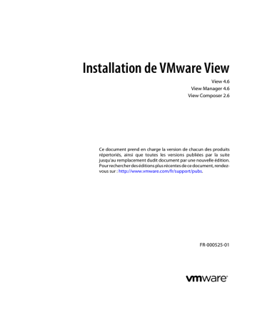 VMware View 4.6 Mode d'emploi | Manualzz