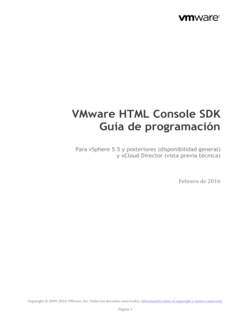 HTML Console SDK Guía de programación | Manualzz