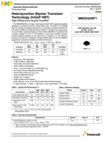 Amplifier transistor designations