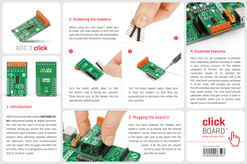 ADC 3 click User Manual | Manualzz