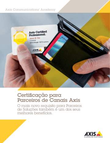 Certificação Axis: Guia para Parceiros de Canais | Manualzz