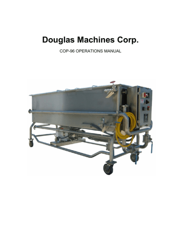 Douglas Machines Corp. COP-96 Operations Manual | Manualzz