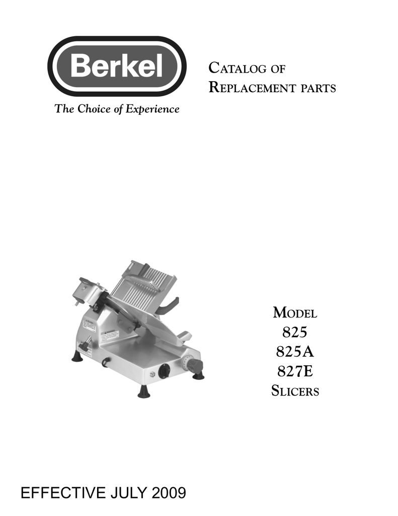 Berkel 825E-PLUS, Electric Meat Slicer, 10 Blade, Manual, 50% OFF
