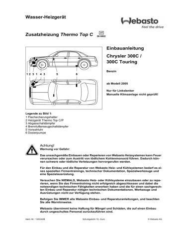 Webasto Thermo Top C Einbauanleitung