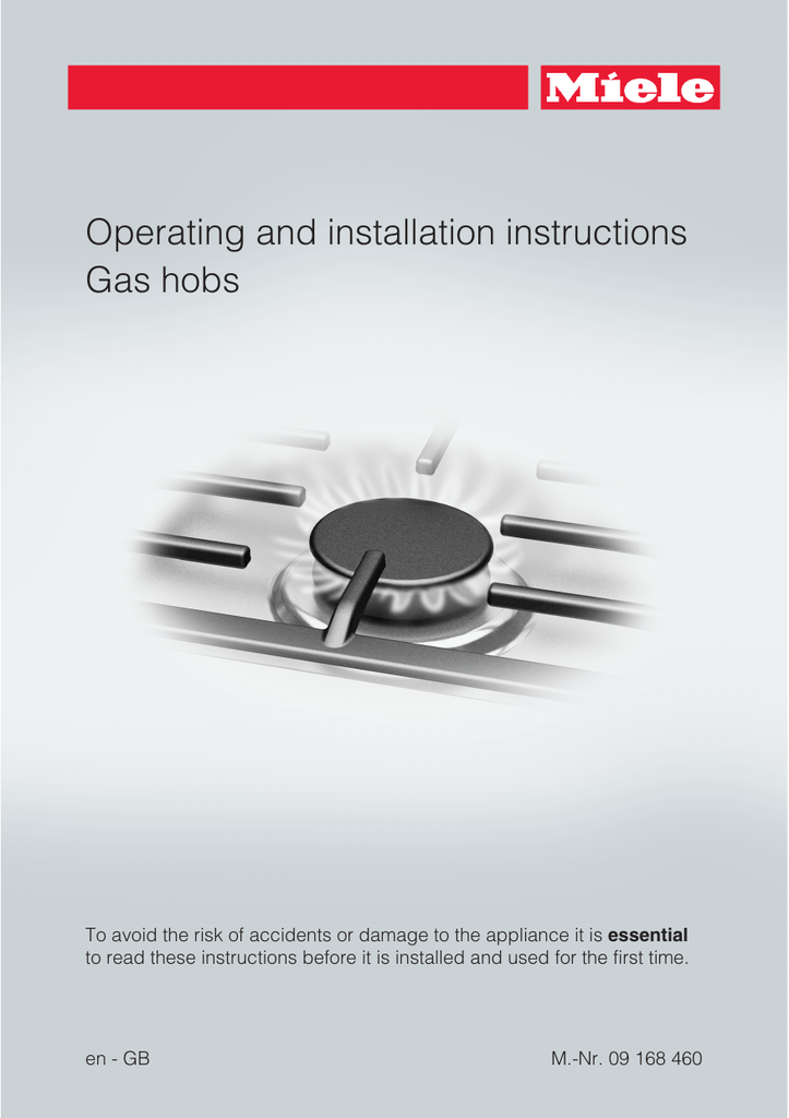 Miele KM 3034 Operating and Installation Instructions | Manualzz