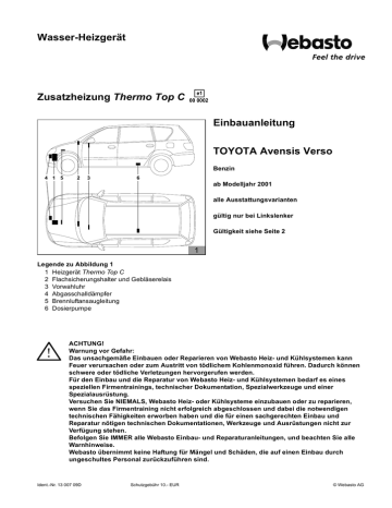 Webasto Thermo Top C Einbauanleitung