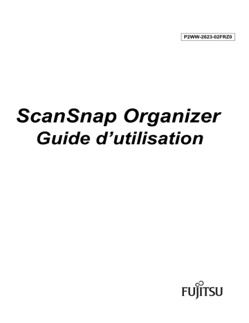 ScanSnap Organizer - Guide d'utilisation | Manualzz