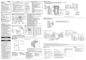 OMRON E5AK-T Digital Controller Instruction Manual | Manualzz