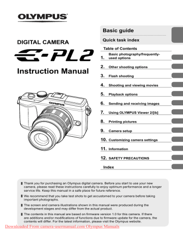 Instruction Manual DIGITAL CAMERA Basic guide 1. | Manualzz